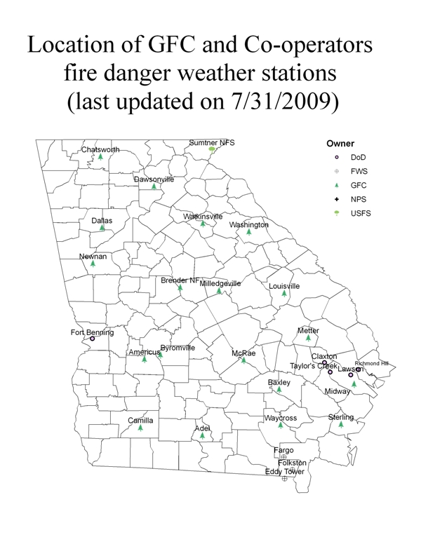 FORECAST NFDRS READINGS